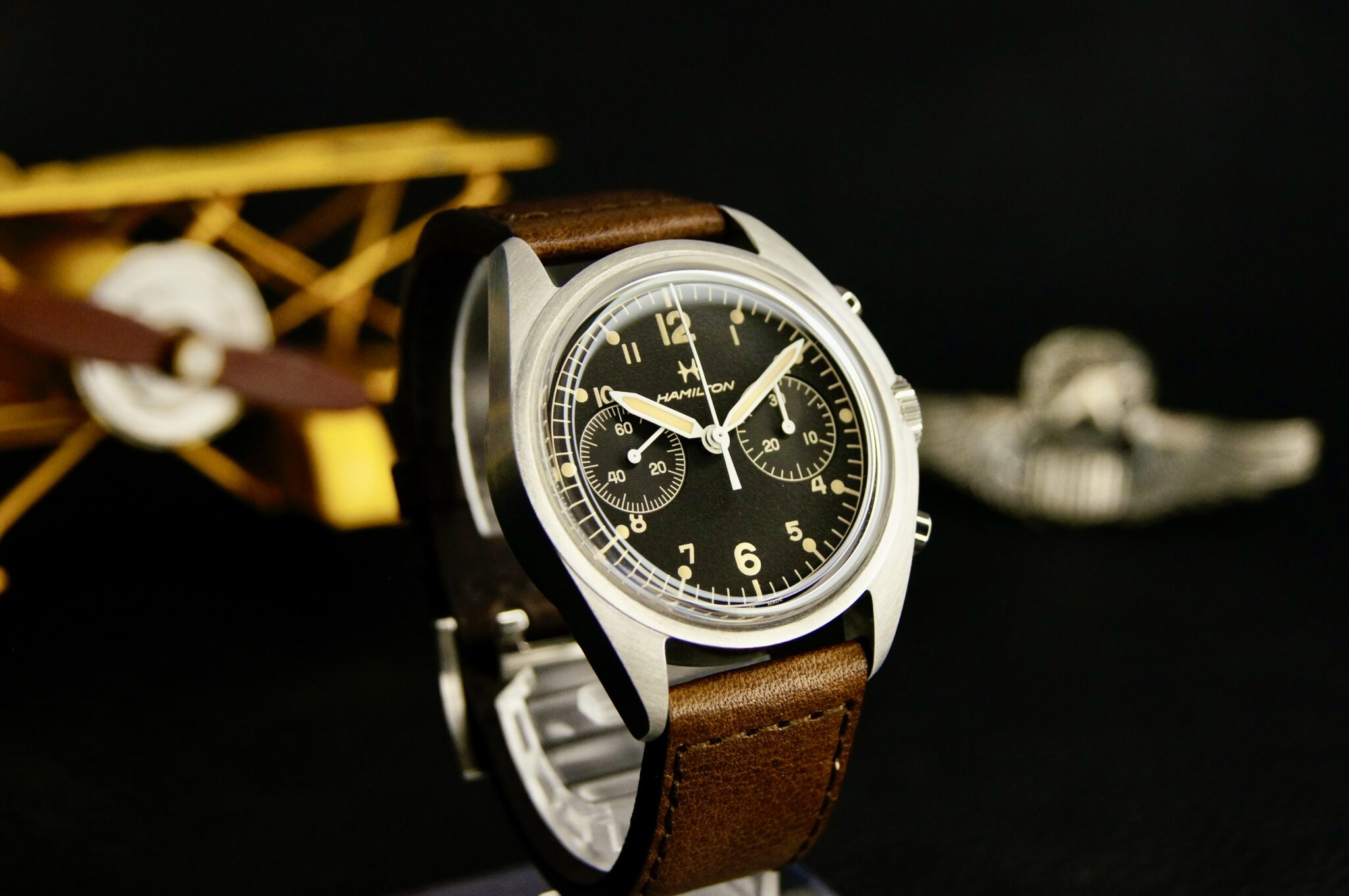 Hamilton Khaki Aviation Pilot Pioneer Chrono - Charis Watches