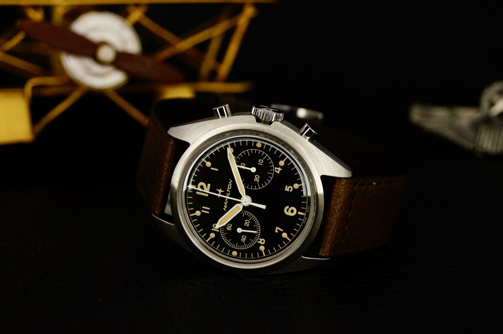 Hamilton Khaki Aviation Pilot Pioneer Chrono - Charis Watches